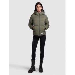 Khujo Damen Steppjacke "LIEV2"light moss gr&uuml;n, Gr. S, unifarben, 100% Nylon, Jacken