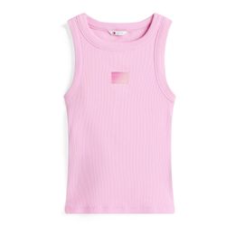 Tommy Jeans Top Damen Gr&ouml;&szlig;e XXS rosa / dunkelpink