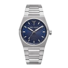 Carlo Colucci Uhr 'CC600' Herren Gr&ouml;&szlig;e One Size blau / silber