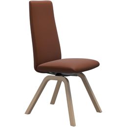 Polsterstuhl stressless, B:49cm H:105cm T:60cm, braun, Leder PALOMA: PALOMA ist ein durchgef&auml;rbtes Semianilin-M&ouml;belleder mit nat&uuml;rlicher Narbung.,