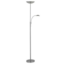 Brilliant Deckenfluter "Rosanna", 1, &Oslash; 25,5cm H: 180cm, 1 Stk., grau, B&uuml;ro, Leuchten, LED Deckenfluter Lesearm eisen