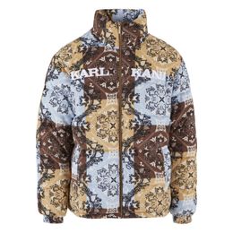 Karl Kani Herren Winterjacke "Karl Kani Unisex"light blau, multicolor, Gr. XXL, Paisley, 100% Baumwolle, Jacken
