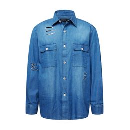 Burton Menswear London Hemd Herren Gr&ouml;&szlig;e XL blue denim