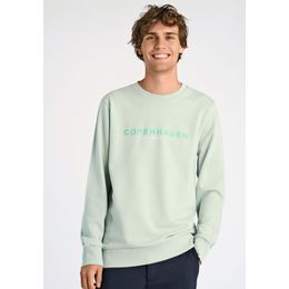 LINDBERGH Herren Sweatshirt "Sweatshirt Relaxed Fit", gr&uuml;n, Gr. M, unifarben, Obermaterial: 85% Baumwolle, 15% Polyester, Sweatshirts