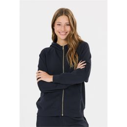 ENDURANCE ATHLECIA ATHLECIA Damen Kapuzensweatshirt "Jacey"blau, Gr. 42, unifarben, 51% Polyester, 44% Modal, 5% Elasthan, Sweatshirts, in klassischem Design mit Kapuze