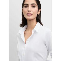 Cinque Damen Hemdbluse "CISARY", wei&szlig;, Gr. XL, unifarben, Web, Obermaterial: 100% Baumwolle, Blusen, mit Reverskragen