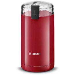 Bosch Kaffeem&uuml;hle "TSM6A011R, Edelstahl-Schlagmesser, Sicherheitsfunktion", B:9cm H:17cm T:9cm, rot, Kaffeem&uuml;hlen, 180 W, 75g Bohnenbeh&auml;lter,