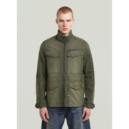 G-Star Raw G-STAR Herren Outdoorjacke "Rovic Slim Field Jacke"vintage dust asfalt, Gr. M, Obermaterial: 50% Baumwolle, 48% Baumwolle, 2% Elasthan, Jacken