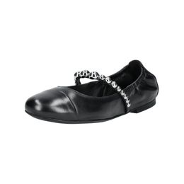 H&ouml;gl H&Ouml;GL Damen Riemchenballerina "H&ouml;gl Ballerinas Leder", Gr. 38,5schwarz, Leder, Schuhe