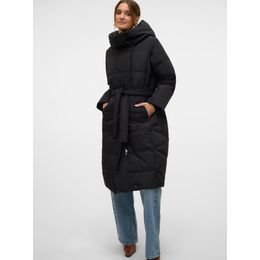 V&eacute;ro Moda VERO MODA Damen Steppmantel "VMLEONIE LONG DOWN COAT GA NOOS"schwarz, Gr. XL, unifarben, Steppware, Obermaterial: 100% Polyester, M&auml;ntel