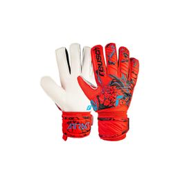 Reusch Damen Torwarthandschuhe "Attrakt Solid", rot, Gr. 8, mehrfarbig, 29% Polyester, 5% Polyurethan, 1% Baumwolle, Handschuhe, mit gutem Grip
