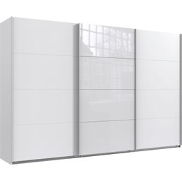 Schwebet&uuml;renschrank wimex, B:313cm H:210cm T:64cm, wei&szlig;, Holzwerkstoff, Schr&auml;nke, "Norderstedt", INKLUSIVE 2 Stoffboxen und 2 zus&auml;tzliche
