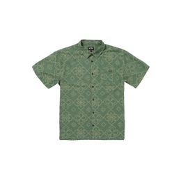 Billabong Herren Kurzarmhemd "Sundays Jacquard", gr&uuml;n, Gr. S, Obermaterial: 100% Walkfrottier;, Hemden