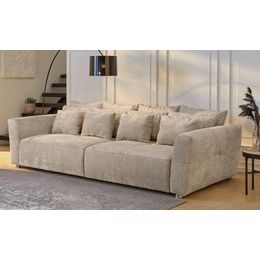 Jockenh&ouml;fer Big-Sofa, B:298cm T:137cm, beige, JOCKENH&Ouml;FER GRUPPE, Korpus: 100% Polyester;Kissen: 45% Polyacryl, 24% Leinen, 19% Polyester, 12% Leinen, Sofas,