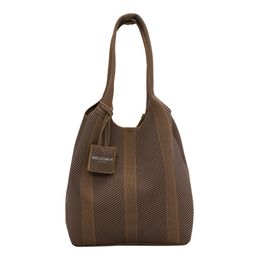 Ilse Jacobsen Schultertasche 'KNITTY01' Damen Gr&ouml;&szlig;e One Size braun / dunkelgrau