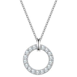 Rafaela Donata Damen Kette mit Anh&auml;nger "AV321", 42,0cm Basiskette + 5,0cm Verl&auml;ngerung,mit Zirkonia, Silber 925 (Sterlingsilber)silber, Silber 925