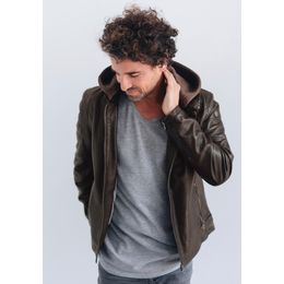 Mauritius Herren Lederjacke "Rylo LAKEV", braun, Gr. XXXL, unifarben, Obermaterial: 100% Schafsleder. Futter: 100% Baumwolle. &Auml;rmelfutter: 100%