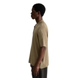 Marc O'Polo Herren Poloshirt "mit Waffelstruktur", beige, Gr. XXL, MARC O'POLO DENIM, unifarben, Obermaterial: 100% Baumwolle, Shirts