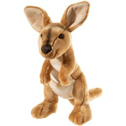 Heunec Kinder Kuscheltier "Endangered, K&auml;nguru 28 cm", braun, Polyester, H:28cm, Pl&uuml;schfiguren