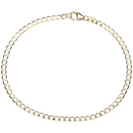 Luigi Merano Damen Armband "Panzerkette, massiv, Gold 585", 19cm, Gelbgold 585, gold, Gelbgold 585, Armb&auml;nder