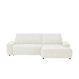 U.N.O uno Ecksofa mit Schlaffunktion Bouli wei&szlig; Ma&szlig;e (cm): B: 264 H: 105 T: 162.0 Sofas > Sofas nach Material > Stoffsofas &raquo; Sofa DE