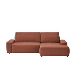 U.N.O uno Ecksofa mit Schlaffunktion Bouli rot Ma&szlig;e (cm): B: 264 H: 105 T: 162.0 Sofas > Sofas nach Material > Stoffsofas &raquo; Sofa DE