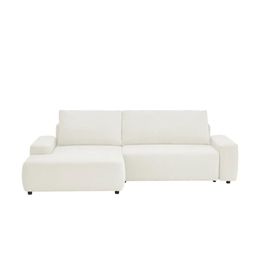 U.N.O uno Ecksofa mit Schlaffunktion Bouli wei&szlig; Ma&szlig;e (cm): B: 264 H: 105 T: 162.0 Sofas > Sofas nach Material > Stoffsofas &raquo; Sofa DE
