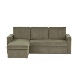 M&ouml;bel Kraft Ecksofa mit Schlaffunktion Xenia gr&uuml;n Ma&szlig;e (cm): B: 215 H: 85 T: 145.0 &raquo; M&ouml;bel Kraft