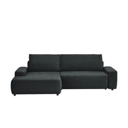 Primo Ecksofa mit Schlaffunktion Bouli schwarz Ma&szlig;e (cm): B: 264 H: 105 T: 162.0 &raquo; M&ouml;bel Kraft