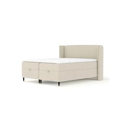 maison de r&ecirc;ve Boxspringbett mit Stauraum Monpelli beige Ma&szlig;e (cm): B: 158 H: 117 &raquo; M&ouml;bel Kraft