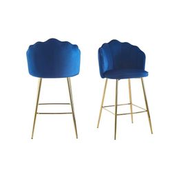 M&ouml;bel Kraft Barhocker 2er-Set blau Ma&szlig;e (cm): B: 52 H: 100 &raquo; M&ouml;bel Kraft