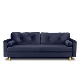 KONSIMO Einzelsofa Eriso blau Ma&szlig;e (cm): B: 220 H: 80 Sofas > Sofas nach Material > Stoffsofas &raquo; Sofa DE