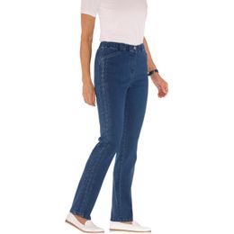 CR&Eacute;ATION L Damen Jeans mit Rei&szlig;verschluss-Blende blue-stone-washed Gr&ouml;&szlig;e 38