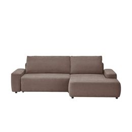 Primo Ecksofa mit Schlaffunktion Bouli braun Ma&szlig;e (cm): B: 264 H: 105 T: 162.0 &raquo; M&ouml;bel Kraft