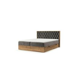 maison de r&ecirc;ve Boxspringbett mit Stauraum Ukiyo braun Ma&szlig;e (cm): B: 149 H: 105 &raquo; M&ouml;bel Kraft