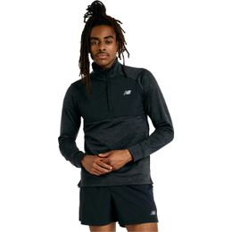 New Balance Athletics Heat Grid Half Zip Shirt Herren