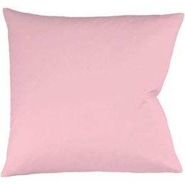 Fleuresse Kissenbezug &raquo;Colours Mako Satin, 100% Baumwolle, mit Rei&szlig;verschluss&laquo; Mako Satin, gl&auml;nzend, glatt, Premium Qualit&auml;t rosa Mako-Satin, Mako-