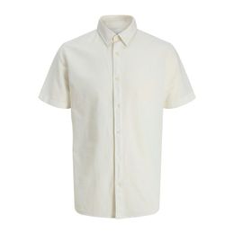 Jack & Jones PlusSize Jack & Jones Plussize Damen Jack & Jones PlusSize Kurzarmhemd &raquo;JJEBREEZE LINEN BLEND SHIRT S/S SN PLS&laquo; mit Leinen, regular fit 5XL, N-Gr