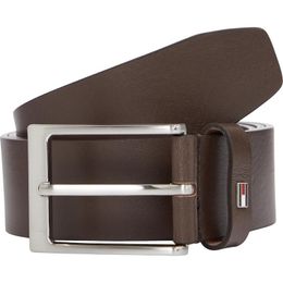 Tommy Hilfiger Herren Lederg&uuml;rtel &raquo;LAYTON 4.0 cm breit&laquo; Gr&ouml;&szlig;enverstellbar braun