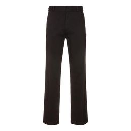 Hugo Blue Damen HUGO Blue Chinohose &raquo;Dino&laquo; mit HUGO BLUE Markenlabel schwarz 31, L&auml;nge 32