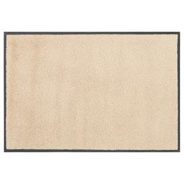 OTTO home Fu&szlig;matte &raquo;Lavea&laquo; rechteckig 9 mm H&ouml;he Schmutzfangmatte, Uni-Farben, In- und Outdoor-Teppich, waschbar beige Kunstfaser