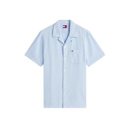 Tommy Jeans Button Up Shirt male size XL Light blue