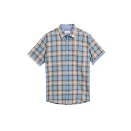 Tom Tailor Hemd Herren Gr&ouml;&szlig;e M sand / hellblau / cognac