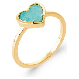 L'At&eacute;lier Pr&eacute;cieux Vergold. Ring mit Edelstein - 66% | Gr&ouml;&szlig;e 54 | Schmuck