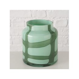 Boltze Vase "Verana" in Gr&uuml;n - (H)14 cm - 77% | Kerzen-vasen