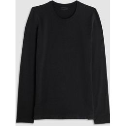 COTONELLA Longsleeve in Schwarz - 43% | Gr&ouml;&szlig;e XL | Herrenshirts