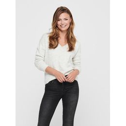 Jacqueline de Yong JDY Pullover in Hellgrau - 44% | Gr&ouml;&szlig;e XXL | Damen-pullover-cardigans