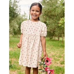Vertbaudet Kleid ''Louisette'' in Creme - 52% | Gr&ouml;&szlig;e 128 | Kinderkleider