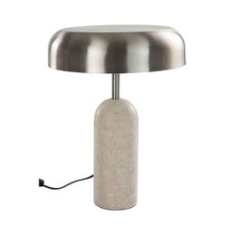Jotex Tischleuchte "Ina" in Silber/ Beige - (H)24 cm - 34% | Tischleuchten
