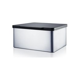 Blomus Edelstahl-Feuchtt&uuml;cherbox "Menoto" in Silber - (B)15 x (H)7,5 x (T)13 cm - 48% | Kisten-koerbe